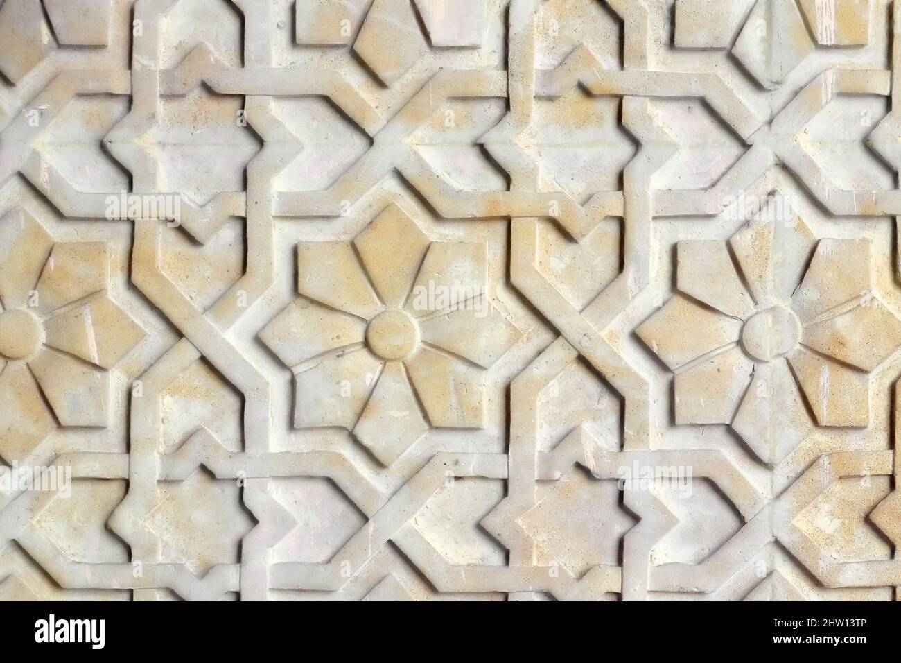 Background of flowers Arabic style, close up. Texture with African ...