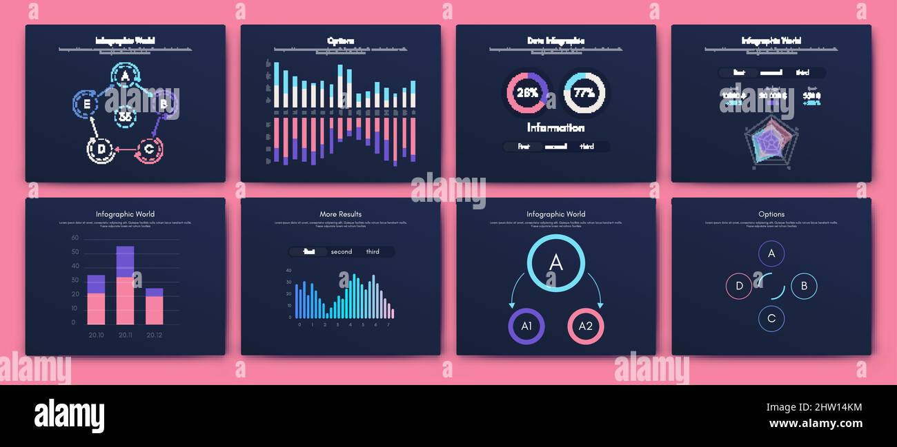 Vector graphics infographics with mobile phone. Template for creating ...