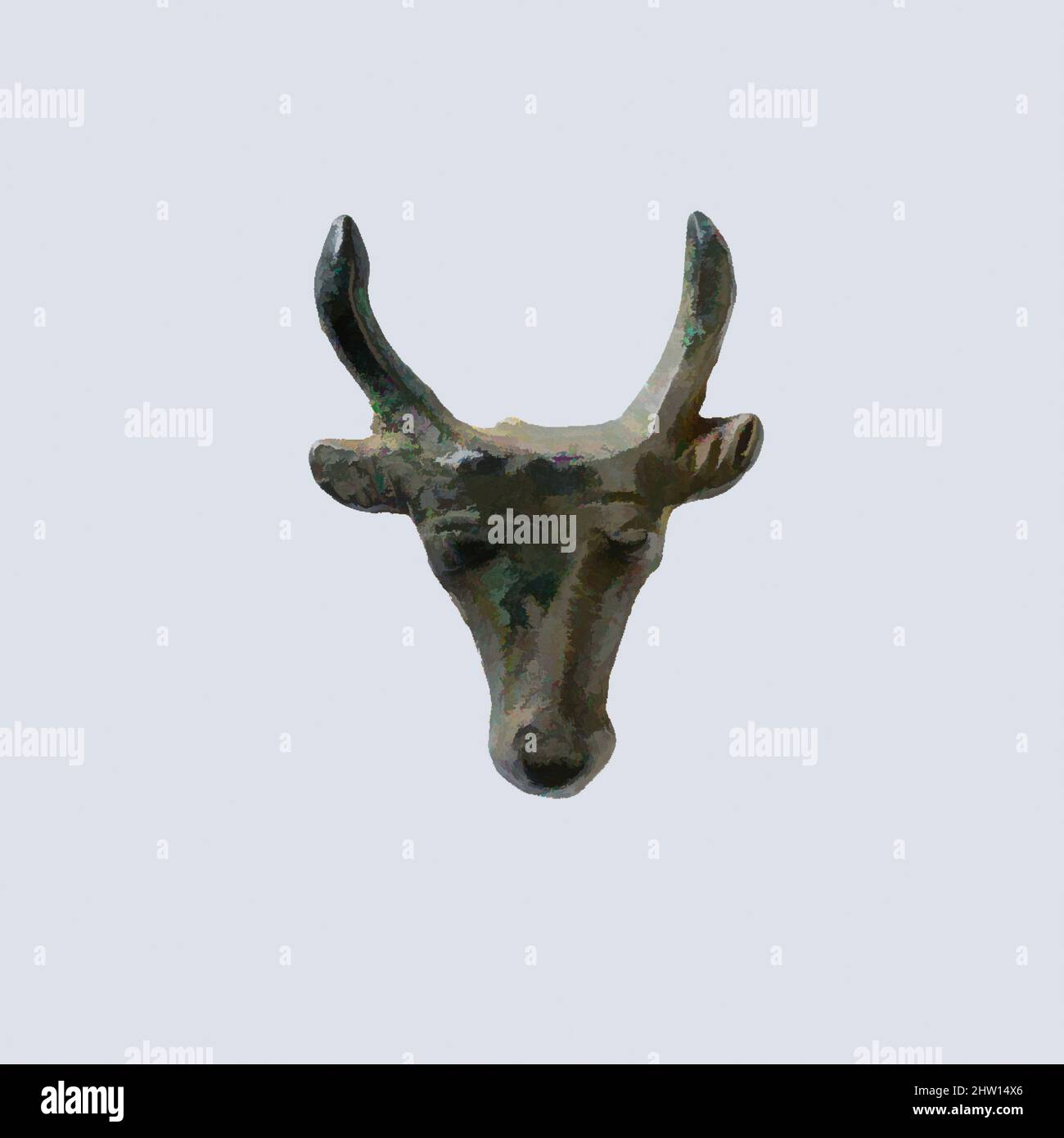 Bull head back hi-res stock photography and images - Alamy