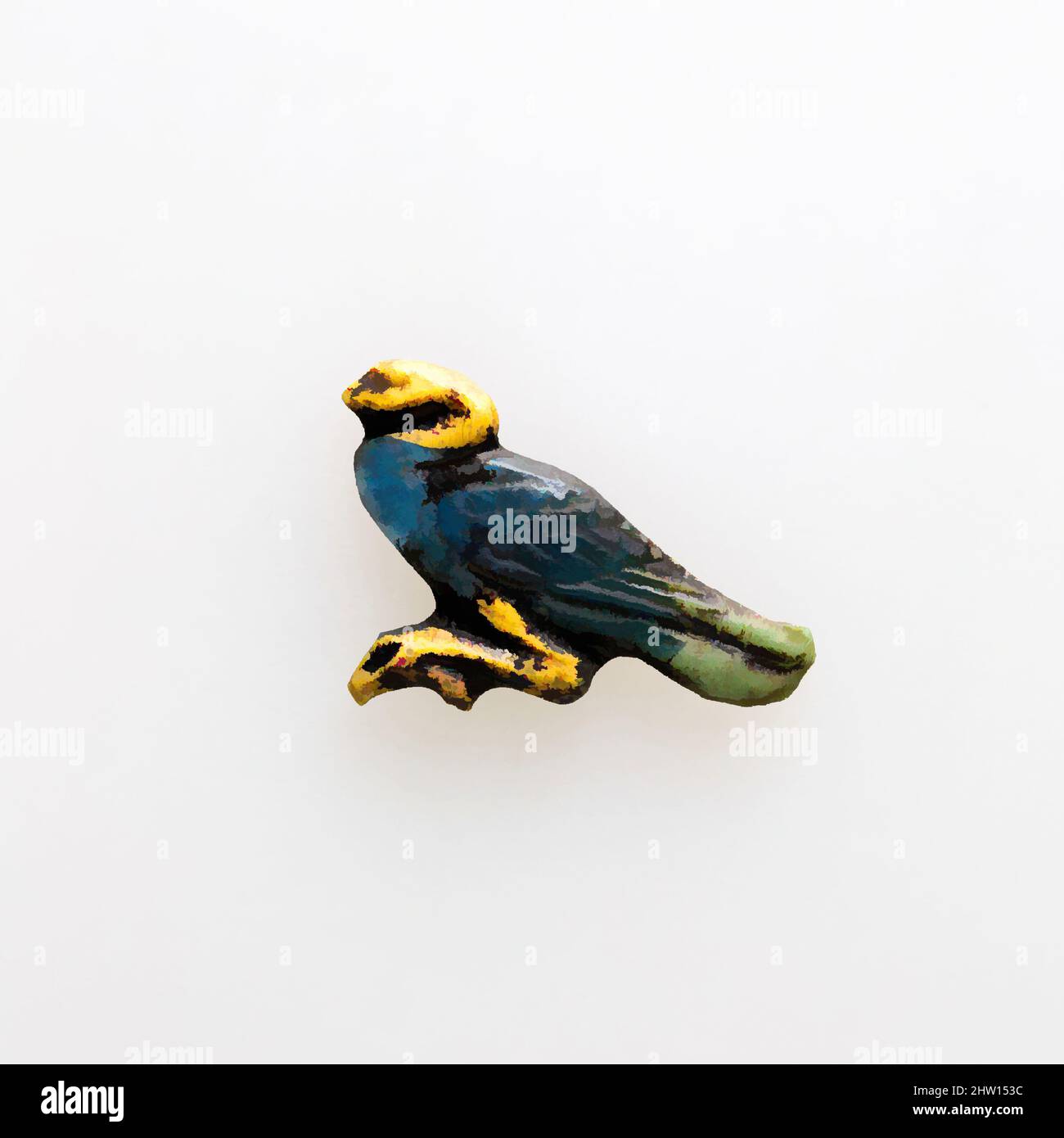 Art inspired by Amulet probably depicting a benu bird, Ptolemaic Period ...