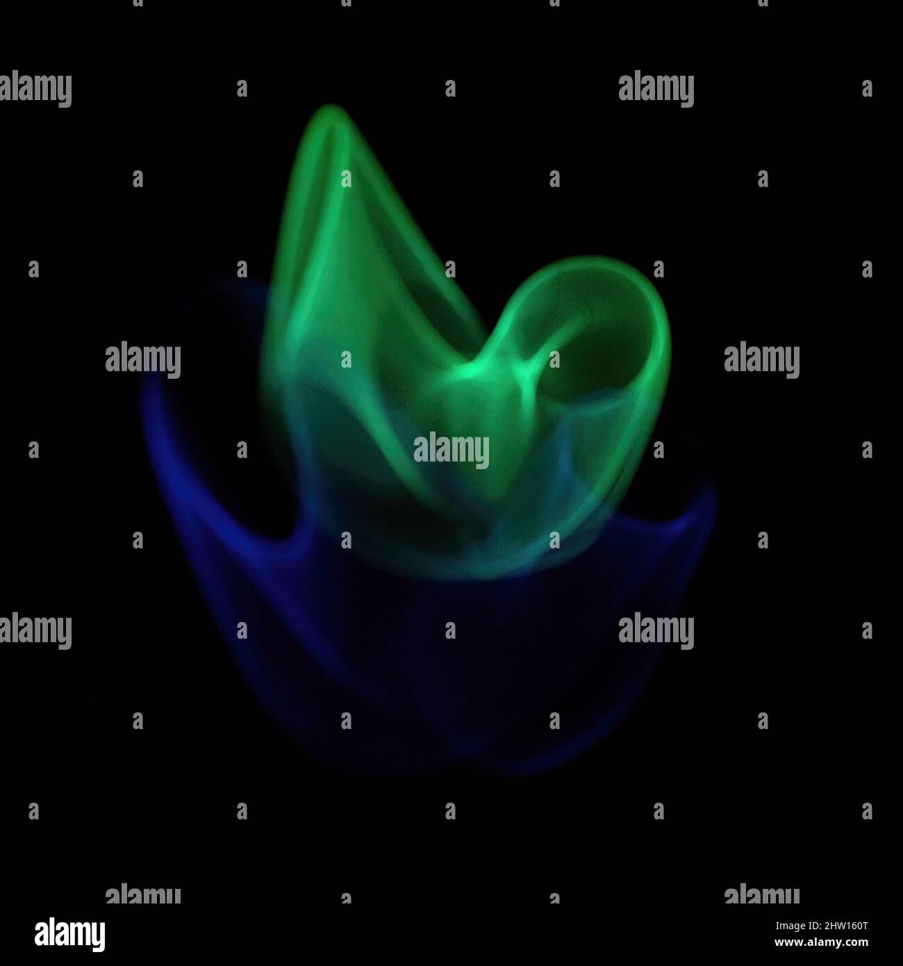 Abstract eerie glow on black Stock Photo - Alamy