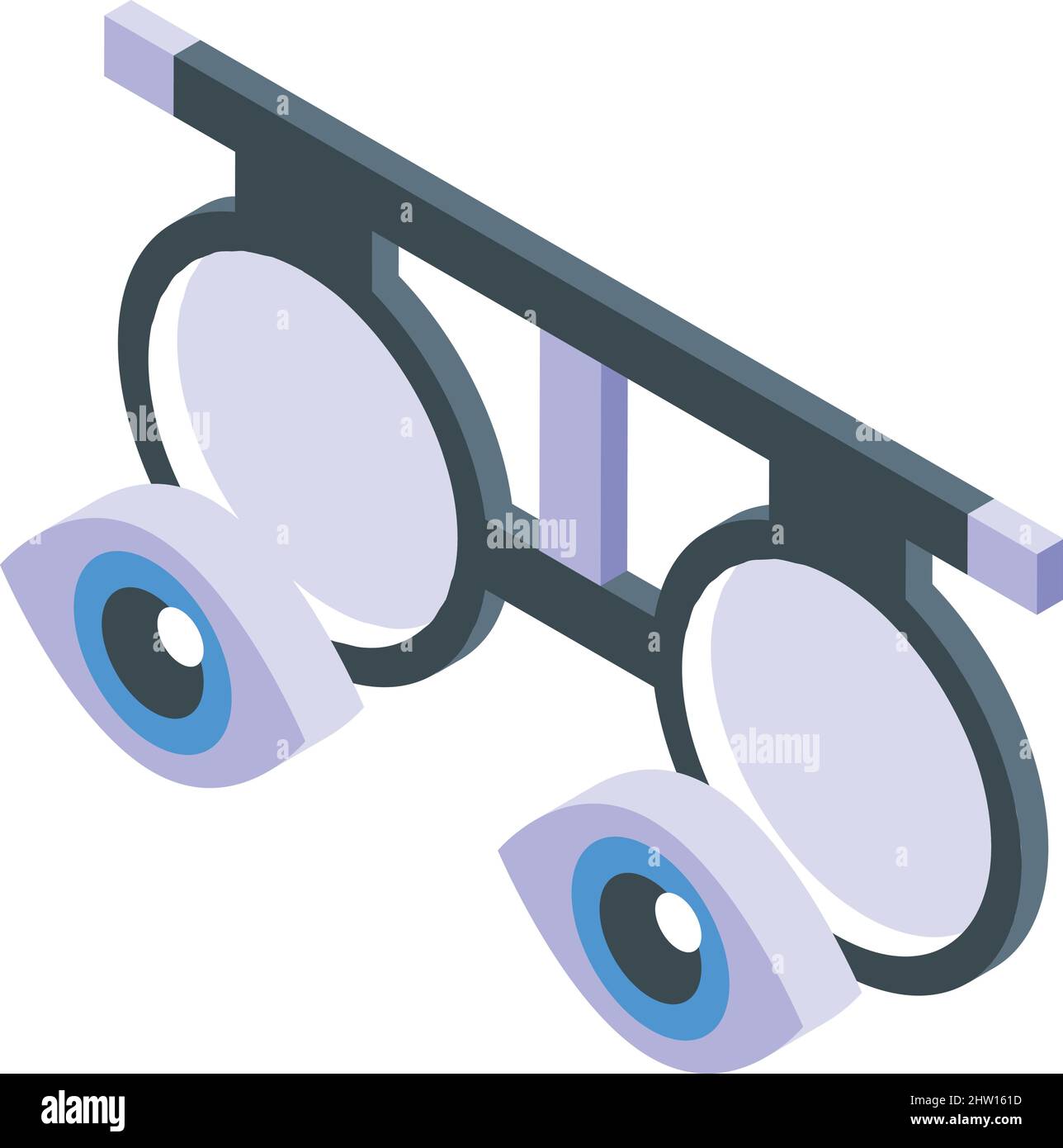Eye examination icon isometric vector. Medical health. Patient ...