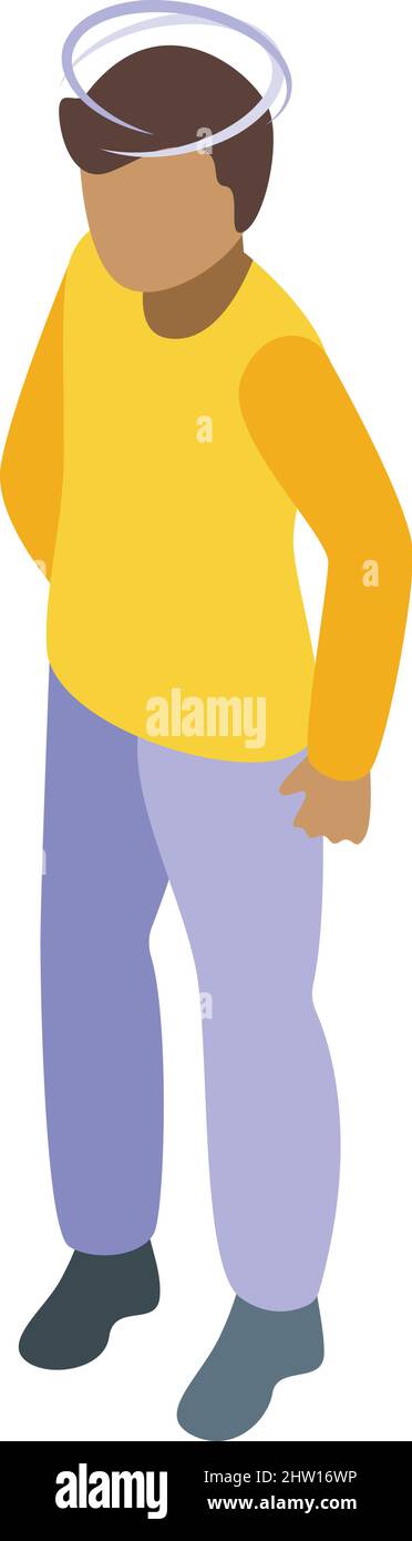 Kid patient icon isometric vector. Medical health. Online service Stock ...