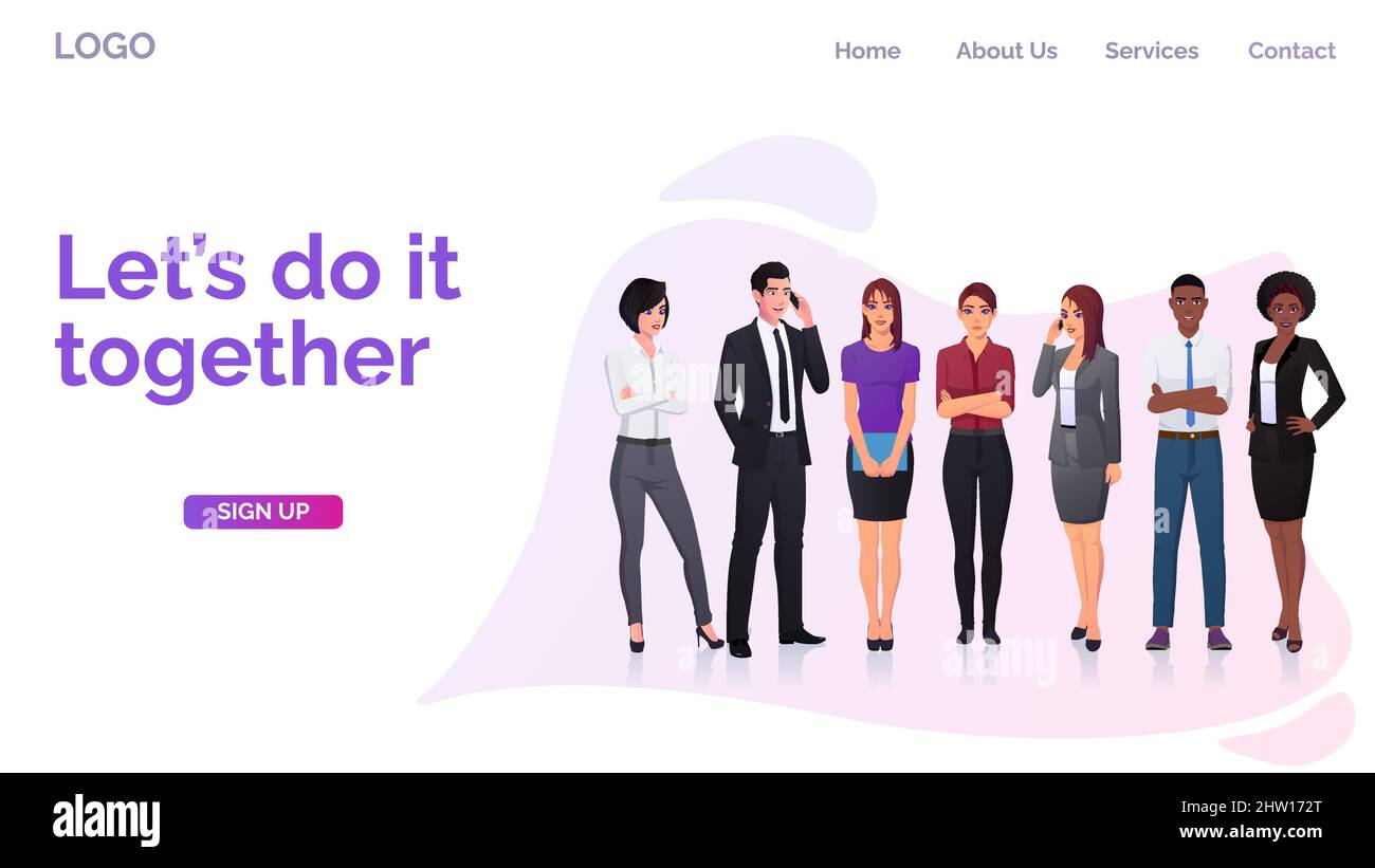 Teamwork in web design Cut Out Stock Images & Pictures - Alamy