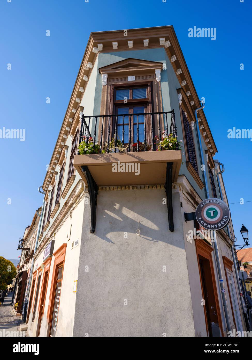 The medieval town Koeszeg in Western Transdanubia close to the austrian ...