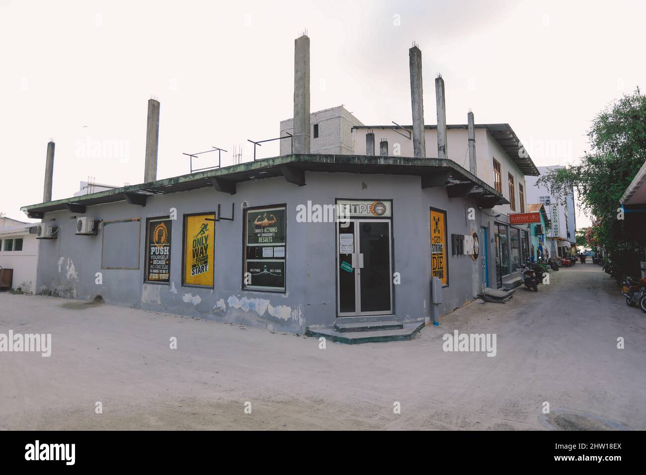 Maafushi, Maldives - June 25, 2021: Daily life of Local Maldivian ...