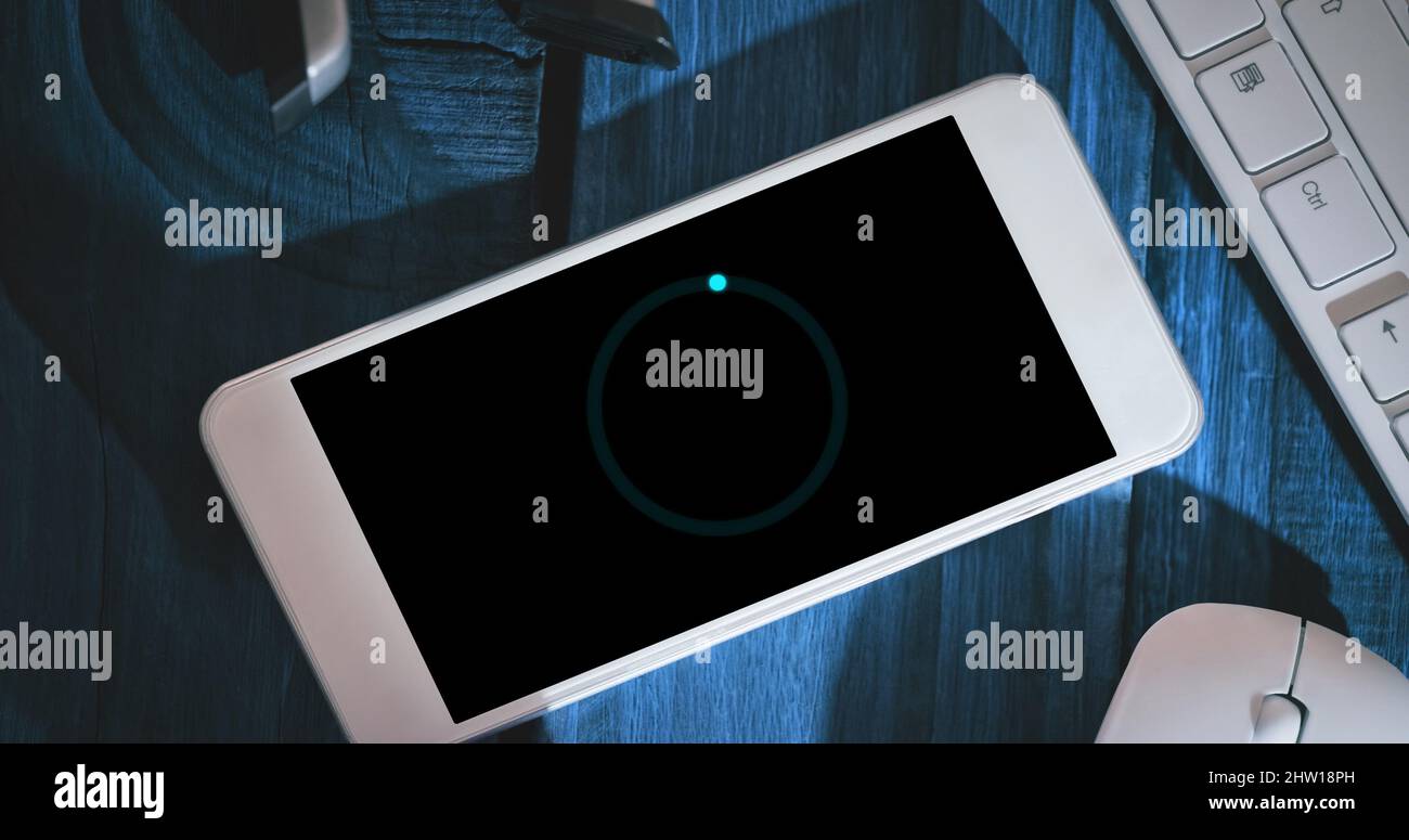 Circle loading icon loop hi-res stock photography and images - Alamy