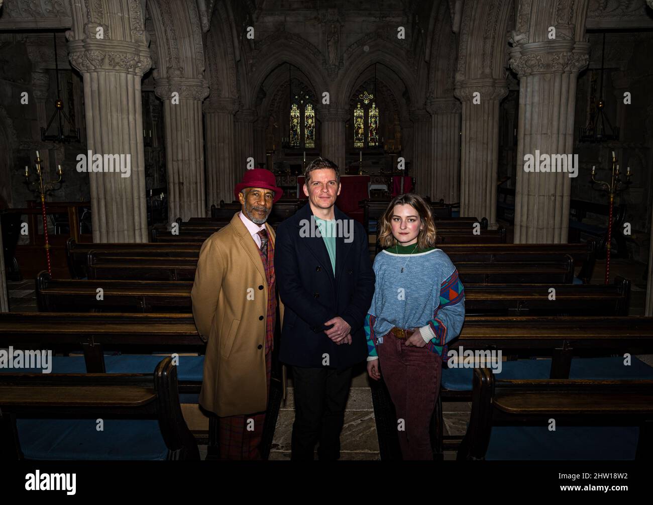Rosslyn Chapel, Midlothian, Scotland, UK, 03 March 2022. The Da Vinci ...
