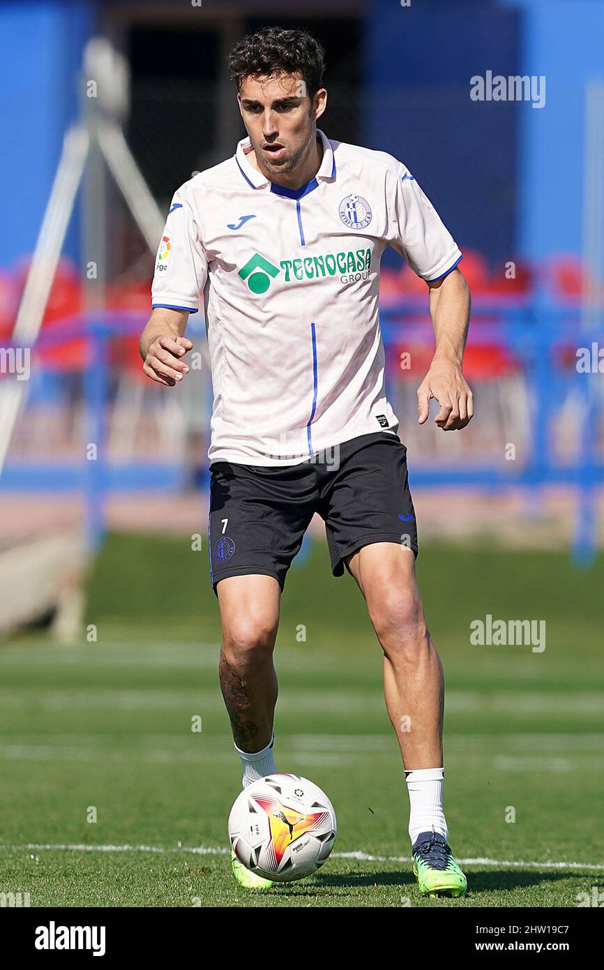Getafe CF's Jaime Mata during training session. March 3, 2022.(Photo by ...