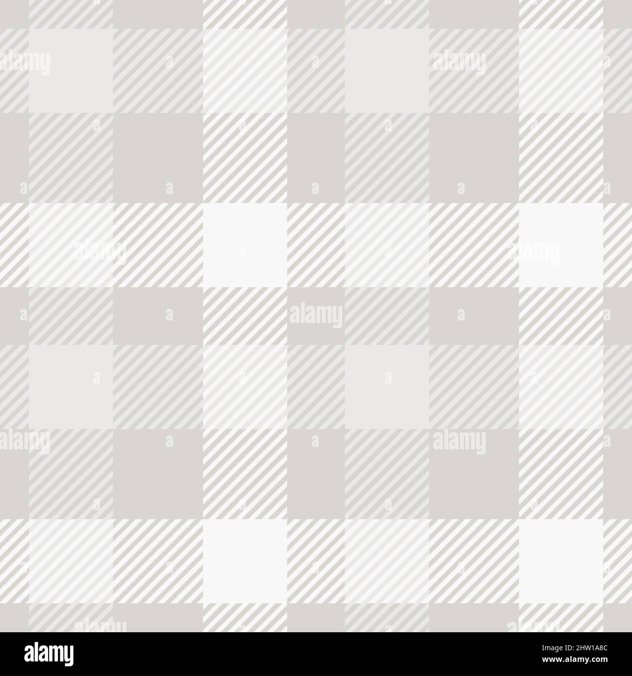 Farmhouse grey seamless plaid vector pattern. Gingham baby color ...