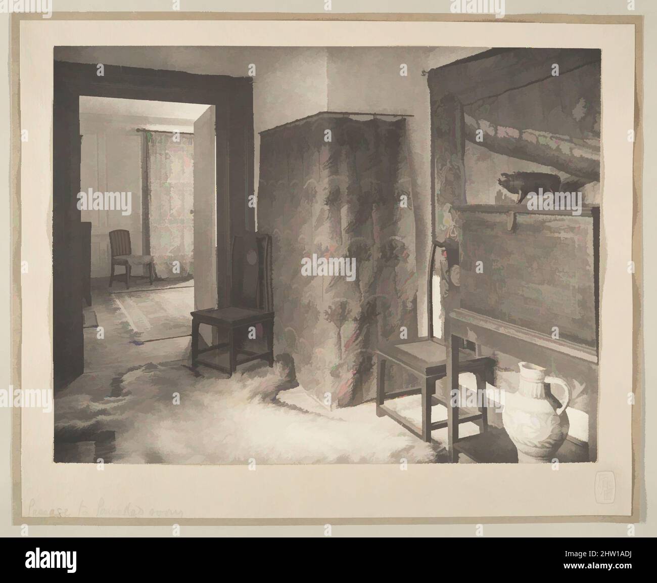 Art inspired by Passage to Panelled Room, 1896, Platinum print, Albums ...