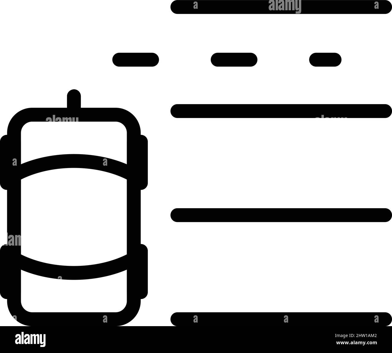 Car parking zone icon outline vector. Park garage. Space vehicle Stock ...