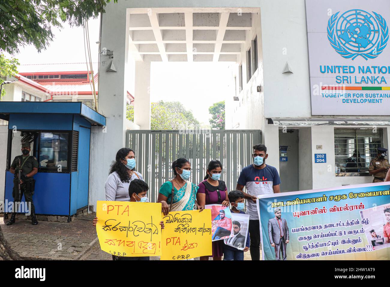 Sri Lanka. 03rd Mar, 2022. Sri Lankan civil rights activists protest ...
