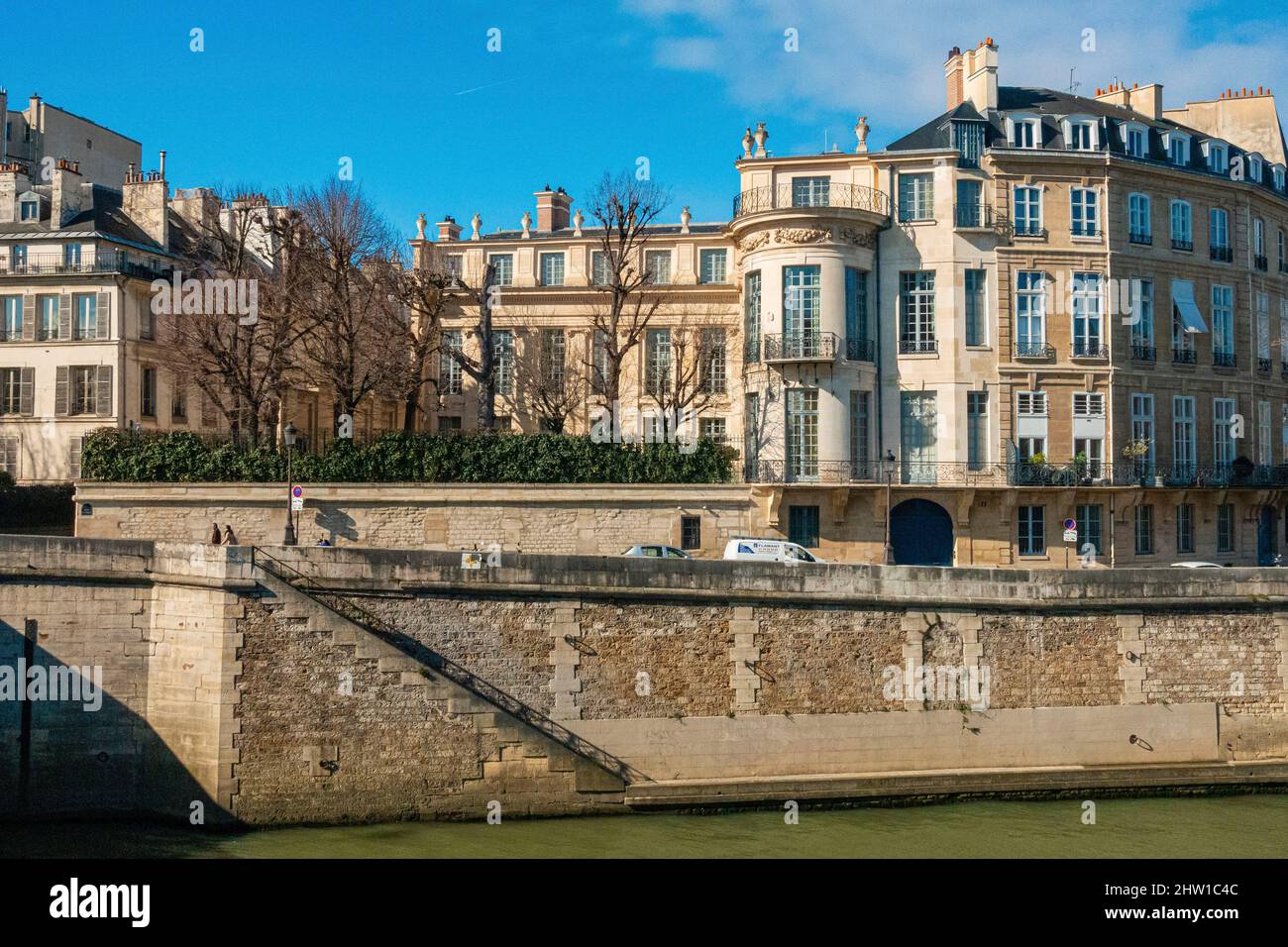 France, Paris, Ile Saint-Louis, Hotel Lambert, built in 1640 by Louis ...