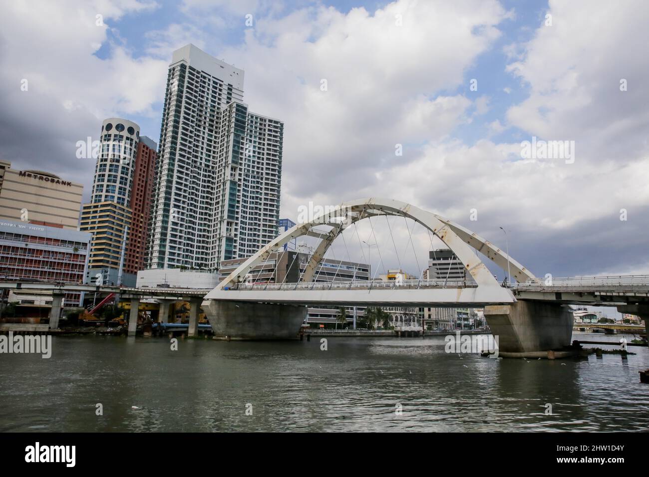 Manila. 3rd Mar, 2022. The China-funded Binondo-Intramuros Bridge is ...