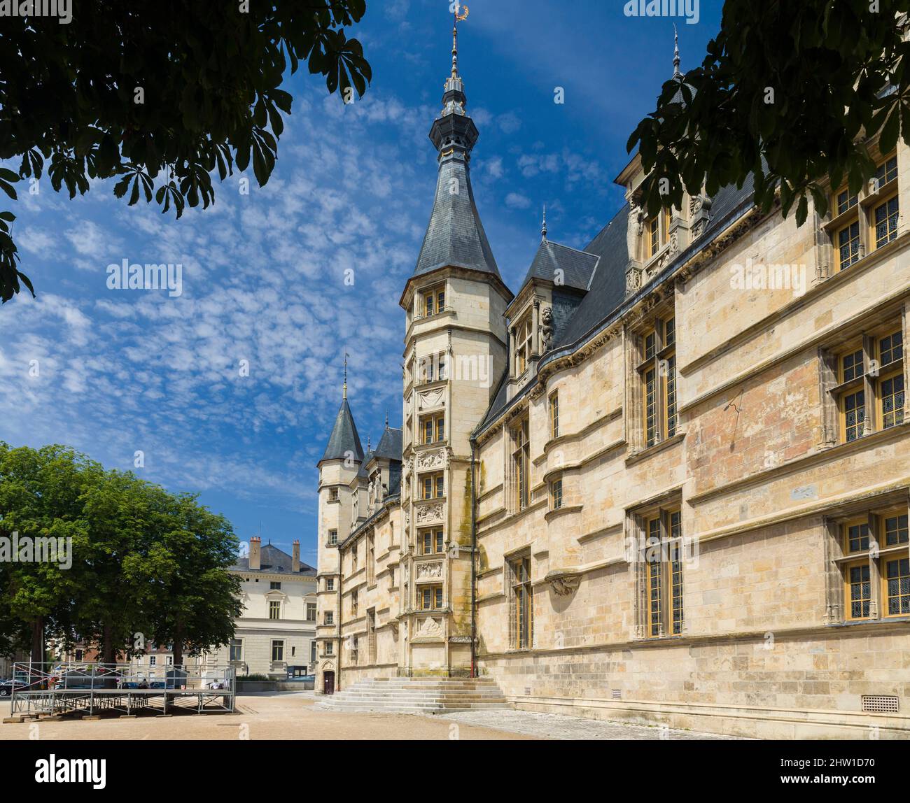 France, Ni?vre, Nevers, the Ducal Palace, former residence of the Dukes ...