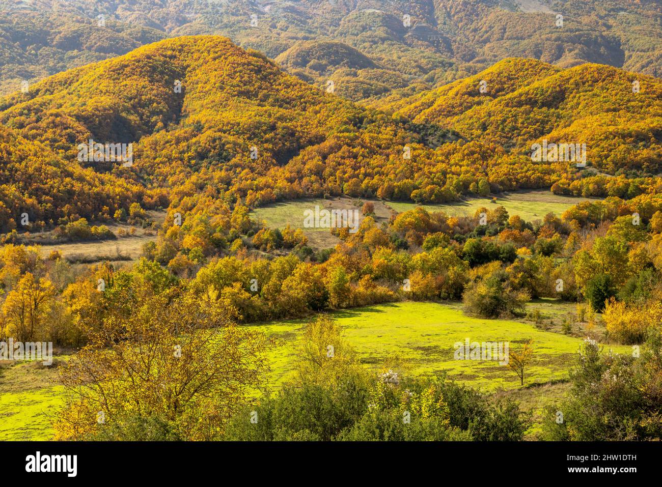 Greece, Epirus region, Zagorohoria Mountains, Pindus National ...