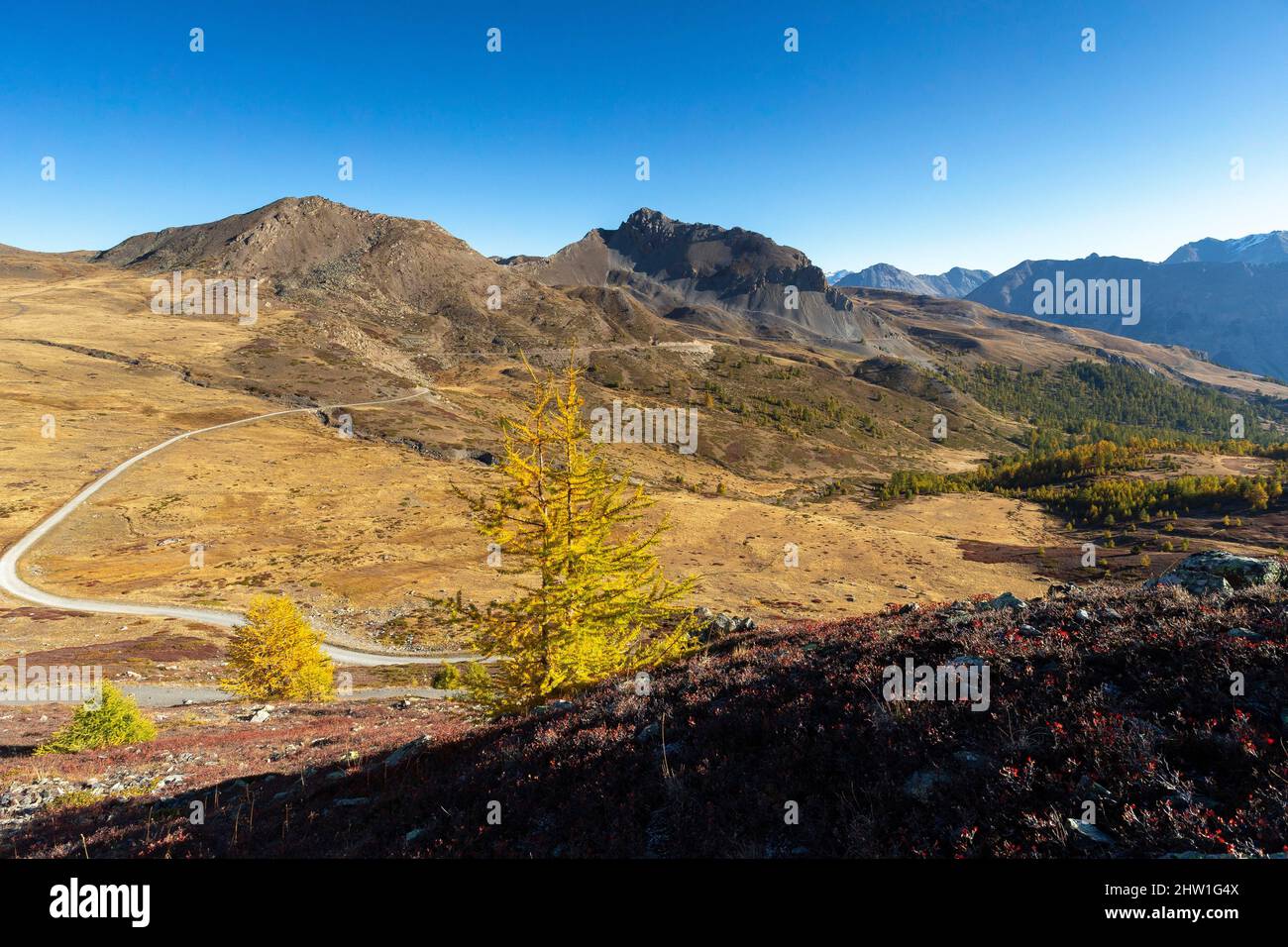 France, Hautes-Alpes, Col du Granon (2404 m Stock Photo - Alamy
