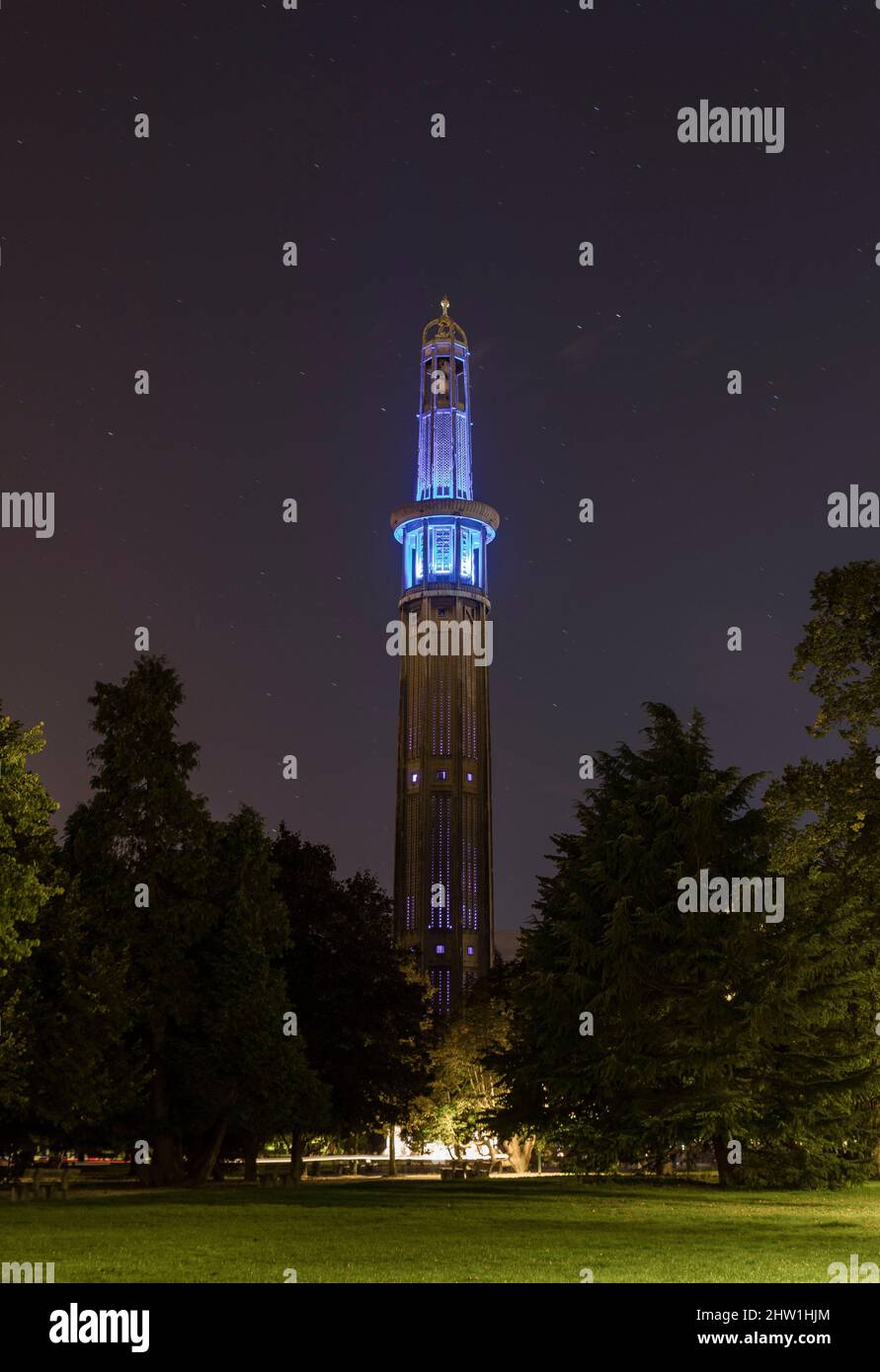 France, Isere, Grenoble, Perret tower (85 m) built in 1925 Stock Photo ...