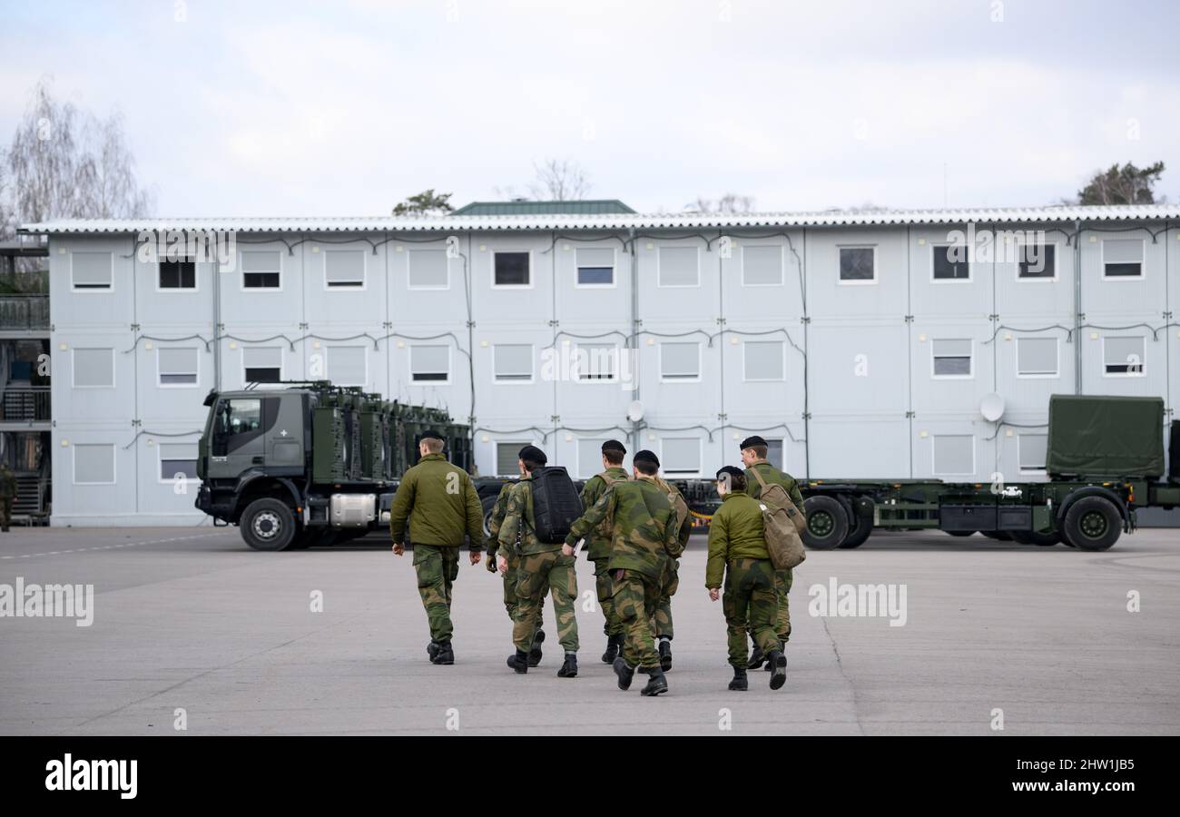 Rukla, Lithuania. 03rd Mar, 2022. Soldiers from the German Armed Forces ...