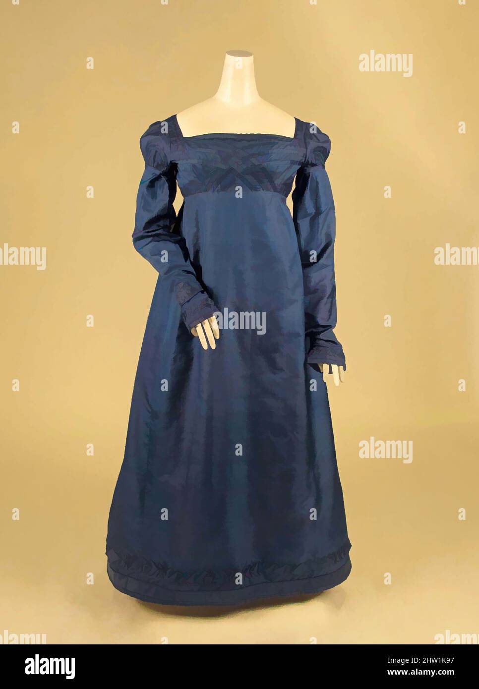 Art inspired by Dress, ca. 1818, American, silk, Classic works ...