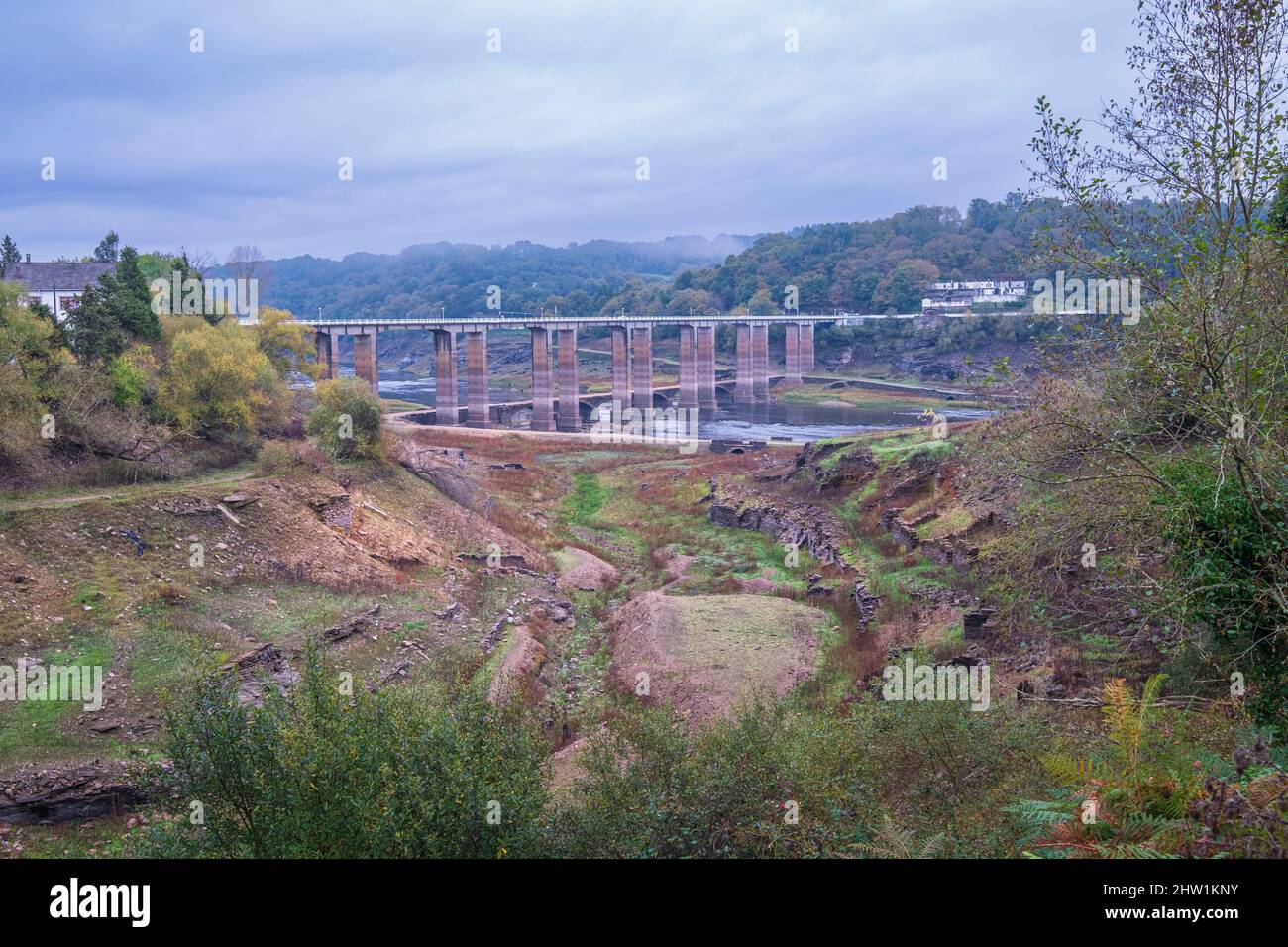 Spain, Galicia, Portomarin, stage on the Camino Franc?s, Spanish route ...