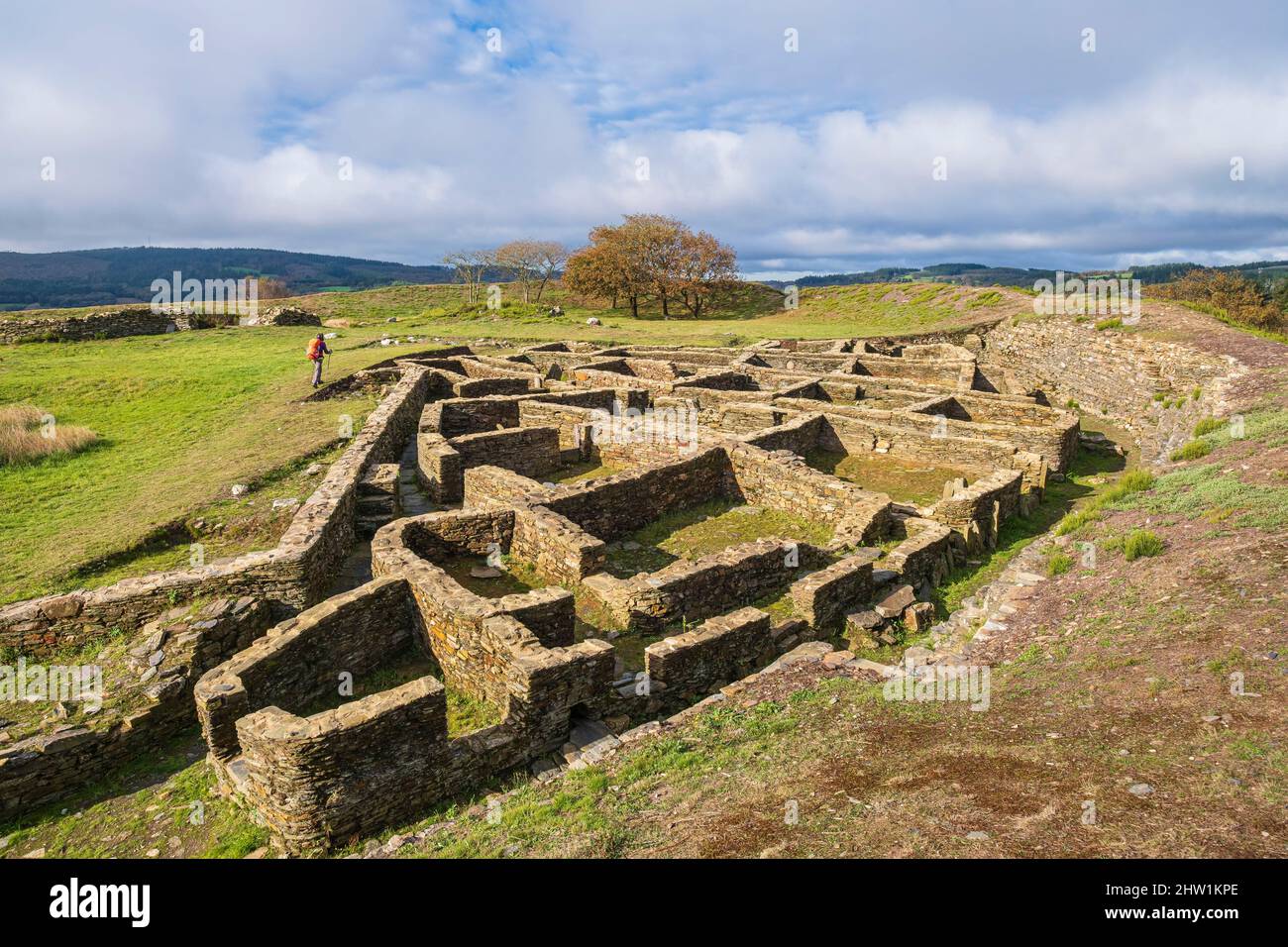 Spain, Galicia, surroundings of Portomarin, Camino Franc?s, Spanish ...