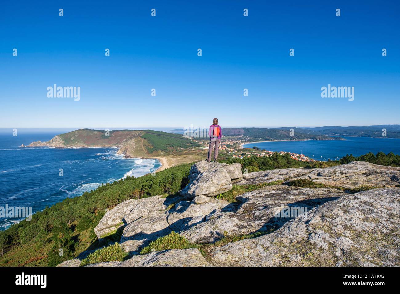 Spain, Galicia, Finisterre (Fisterra), final destination of the ...