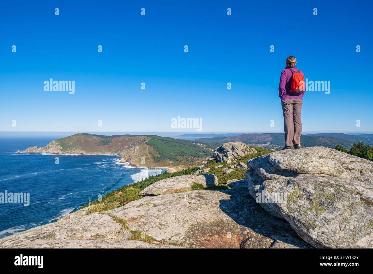 Spain, Galicia, Finisterre (Fisterra), final destination of the ...