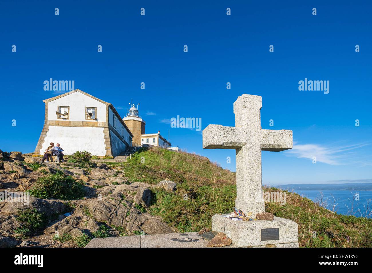 Spain, Galicia, Finisterre (Fisterra), final destination of the ...