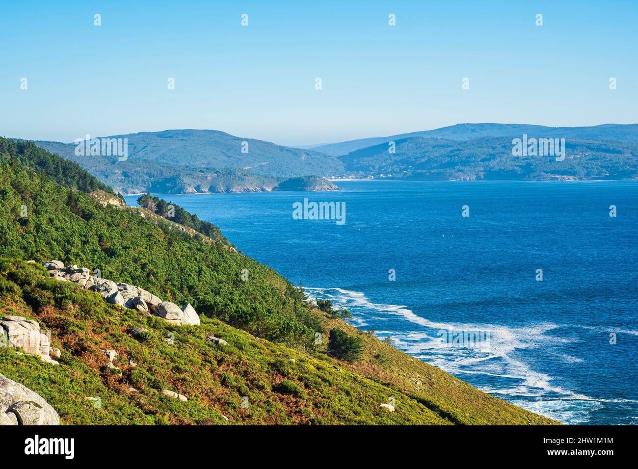 Spain, Galicia, Finisterre (Fisterra), final destination of the ...