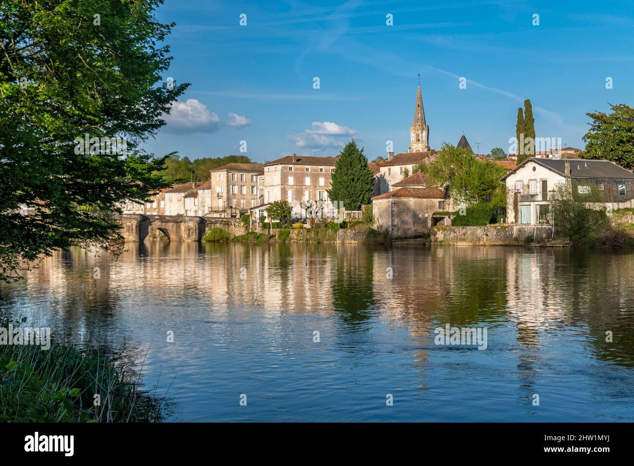 Confolens bridge france hi-res stock photography and images - Alamy