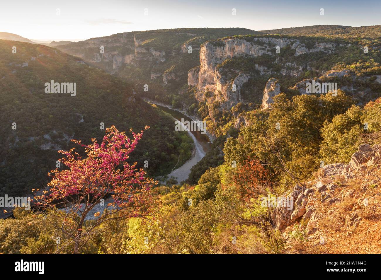 France, Ardeche, Vallon Pont d'Arc, The gorges of the Ardeche (National ...