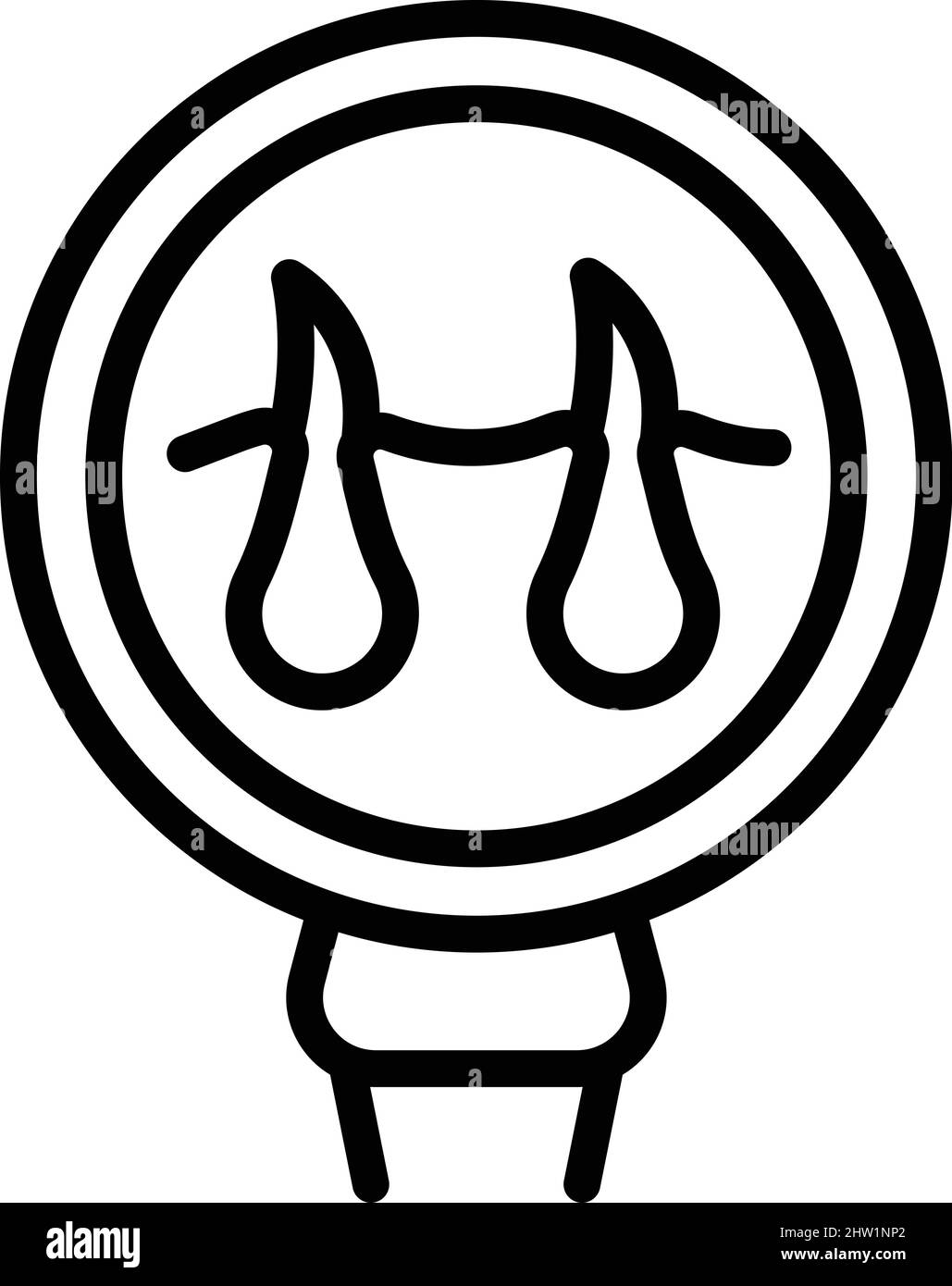 Epilator removal icon outline Black and White Stock Photos & Images - Alamy