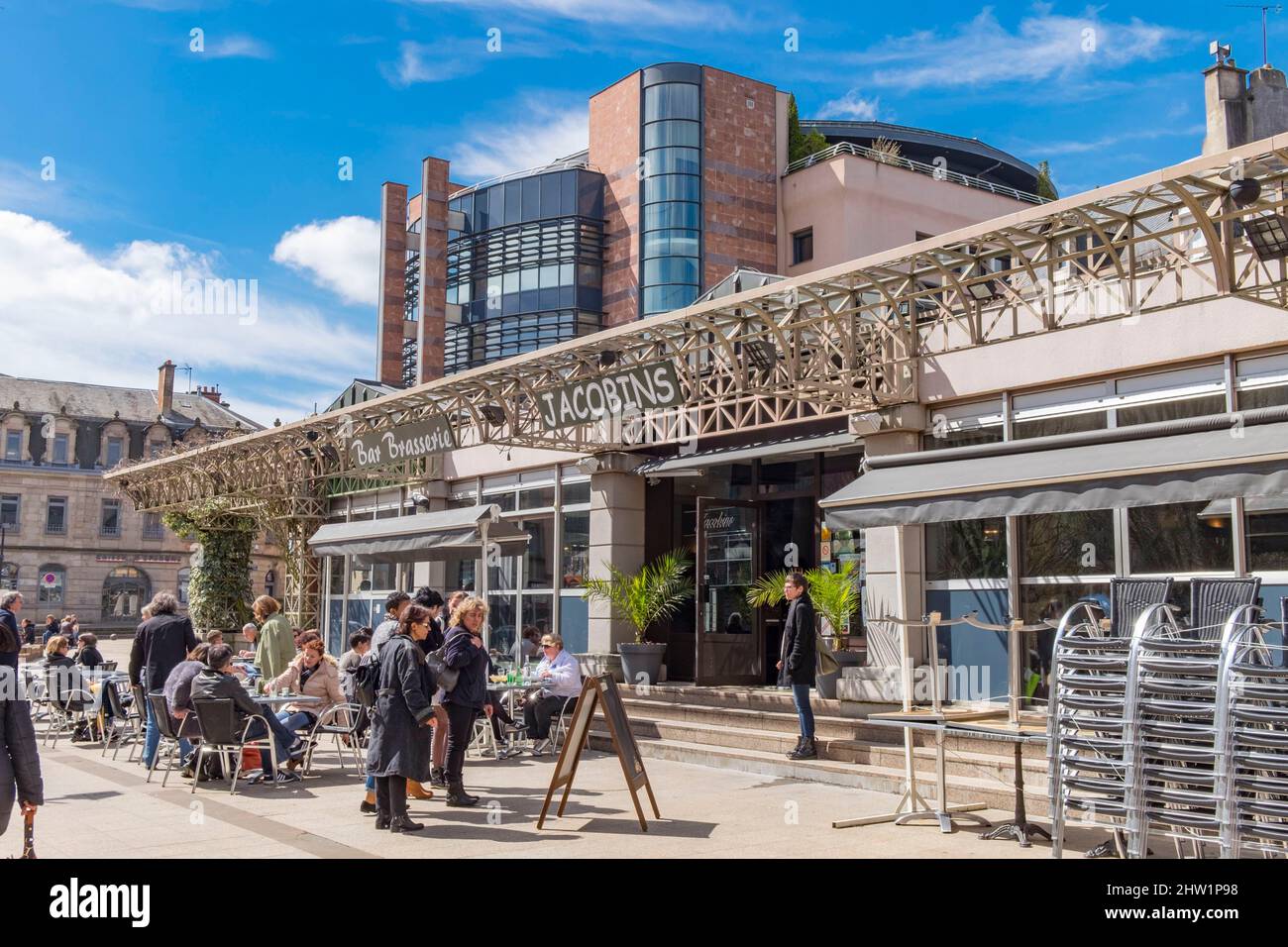 France, Aveyron, Rodez, Town house, Raynaldy square Stock Photo - Alamy