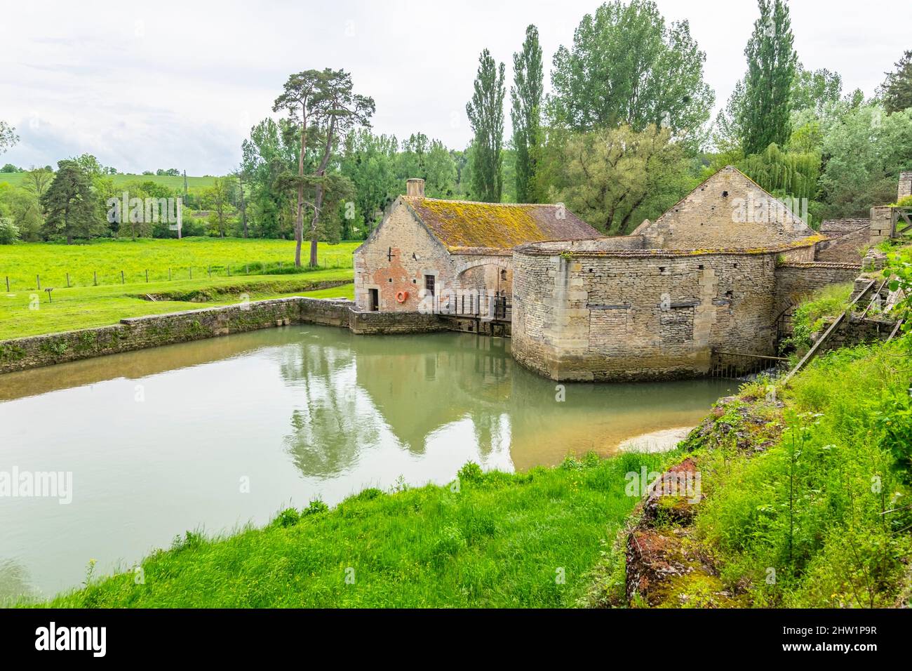 France, Cote d'Or, Buffon, the workshops of the Grande Forge de Buffon ...