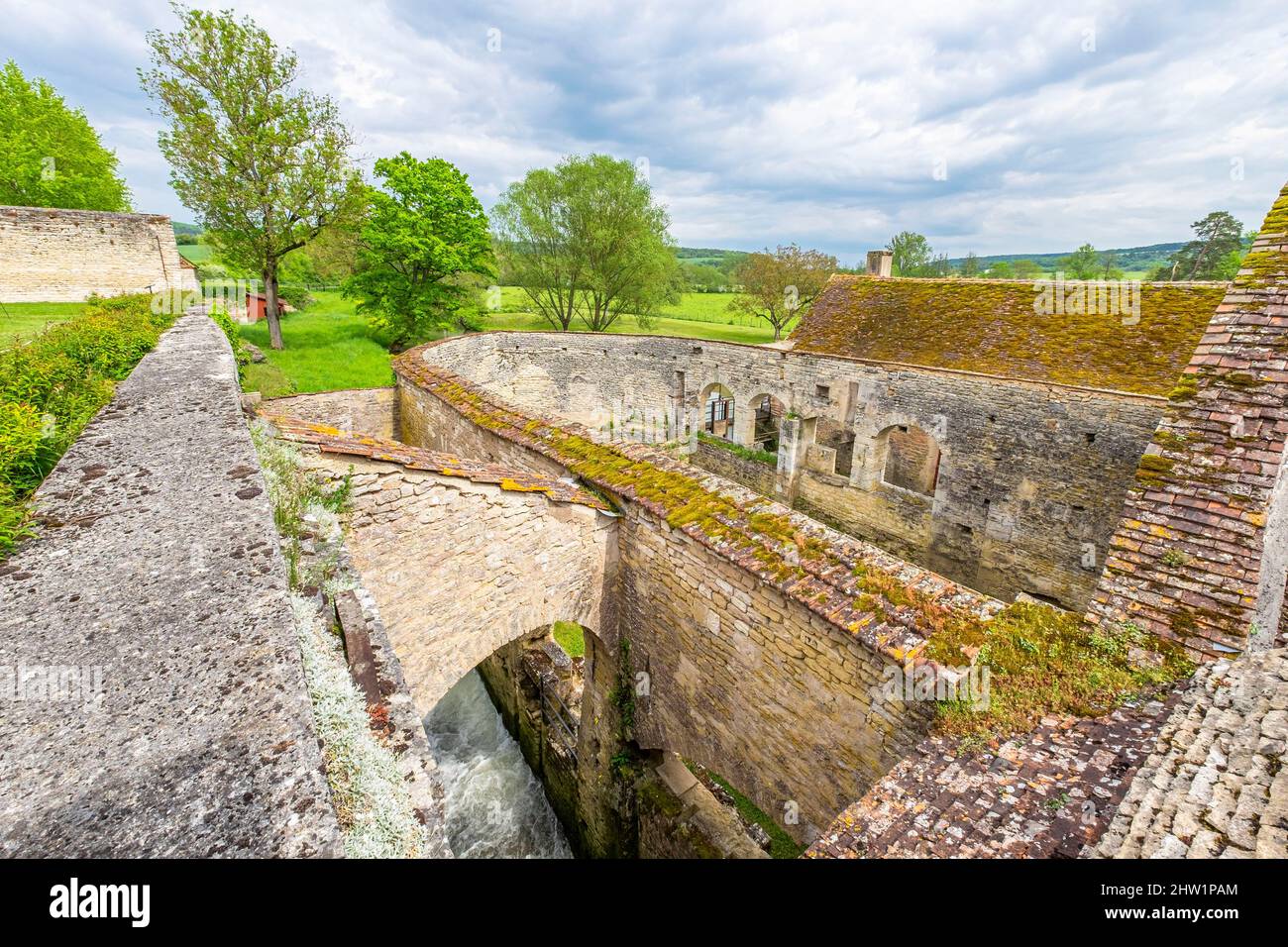 France, Cote d'Or, Buffon, the workshops of the Grande Forge de Buffon ...