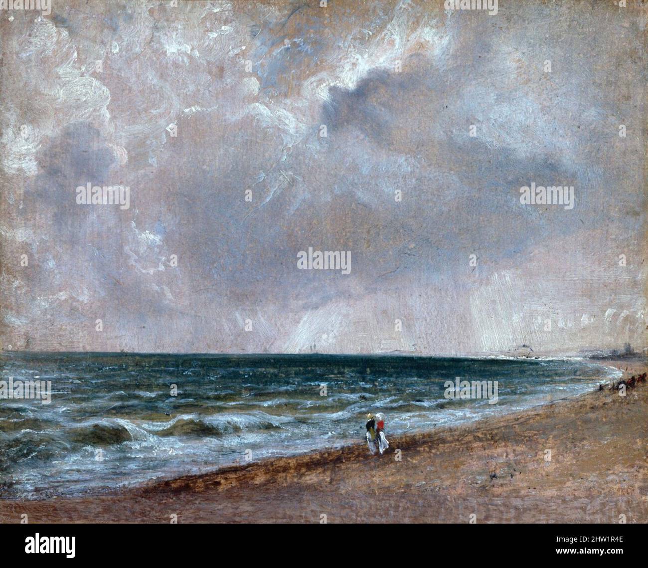 Vintage painting by john constable Stock Photo - Alamy