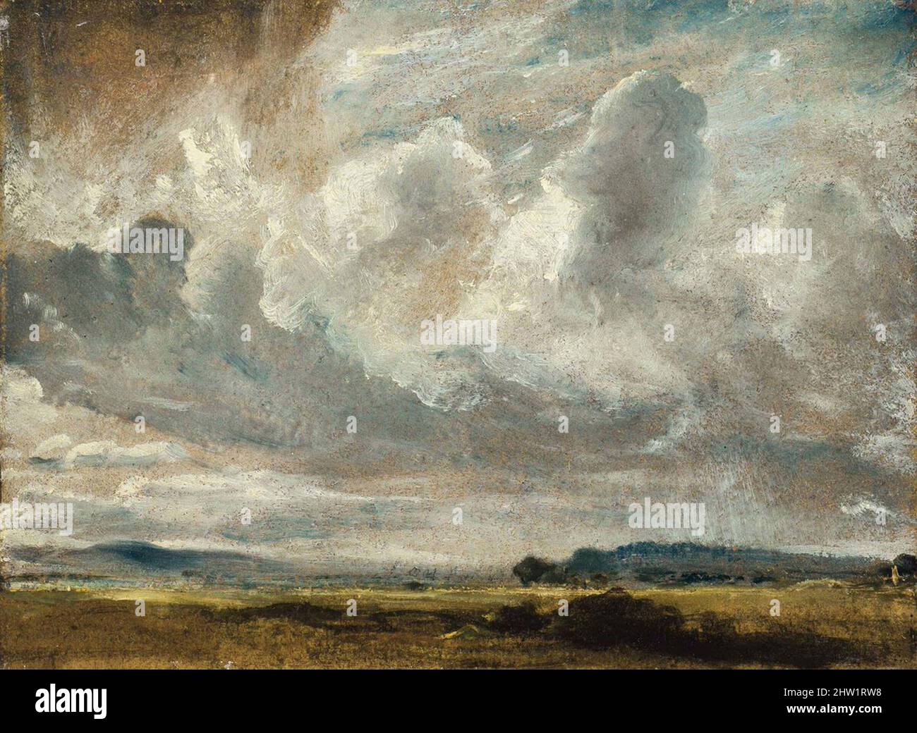 Vintage painting by john constable Stock Photo - Alamy