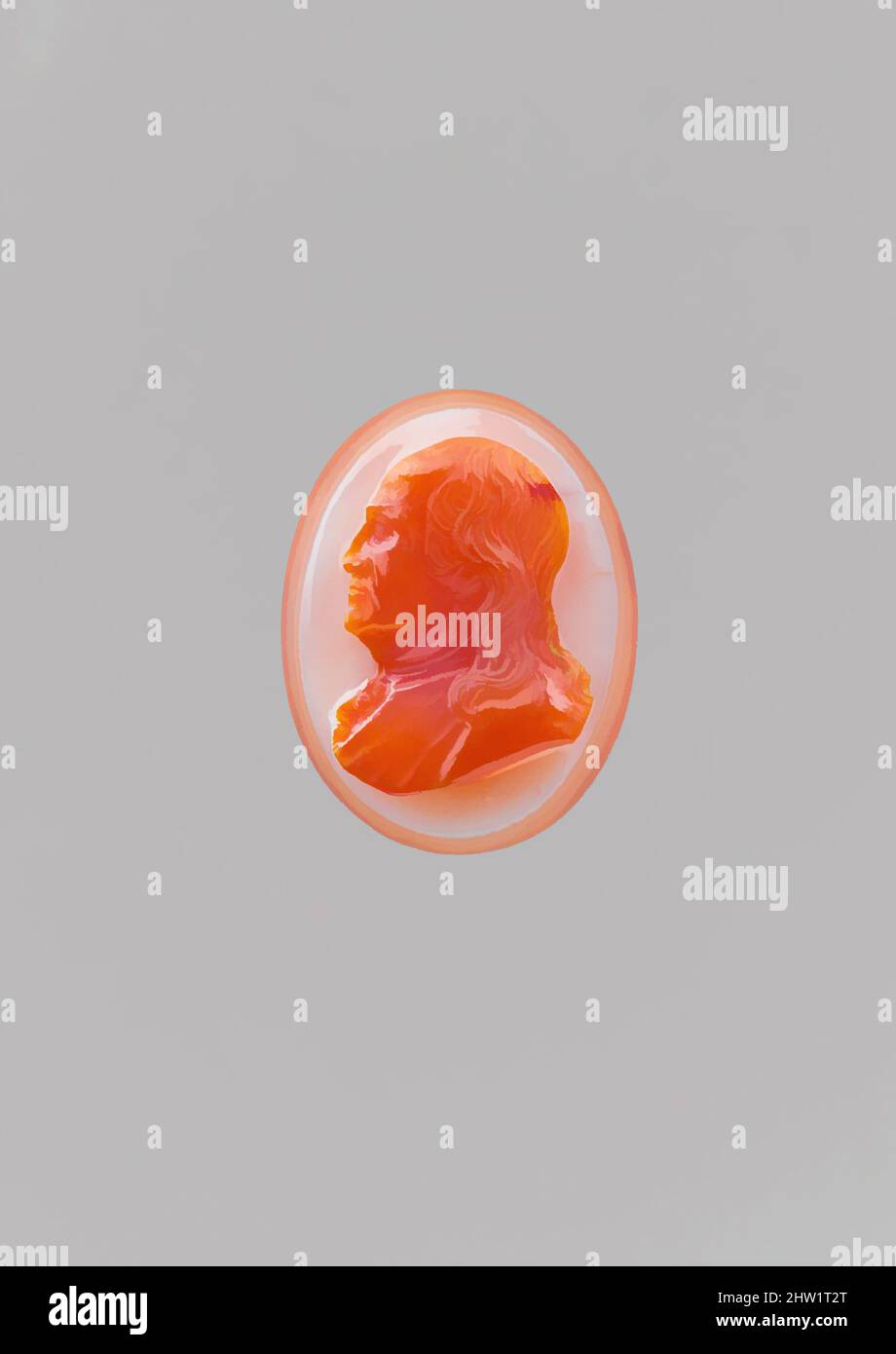 Art inspired by George Washington, ca. 1825–50, Sardonyx, 1 3/16 x 7/8 ...