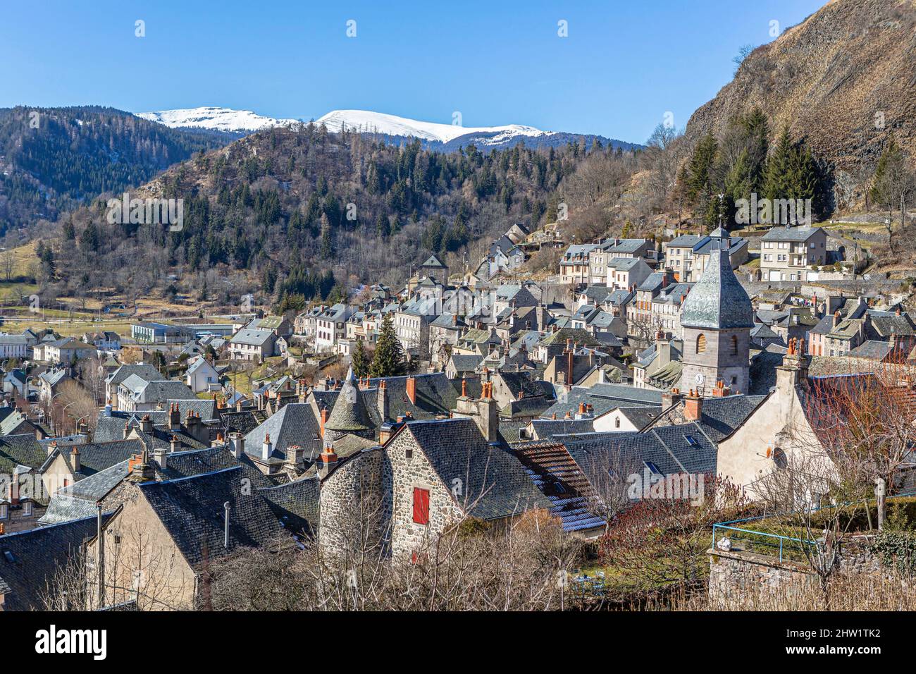France, Cantal, Murat, Parc naturel regional des Volcans d'Auvergne ...