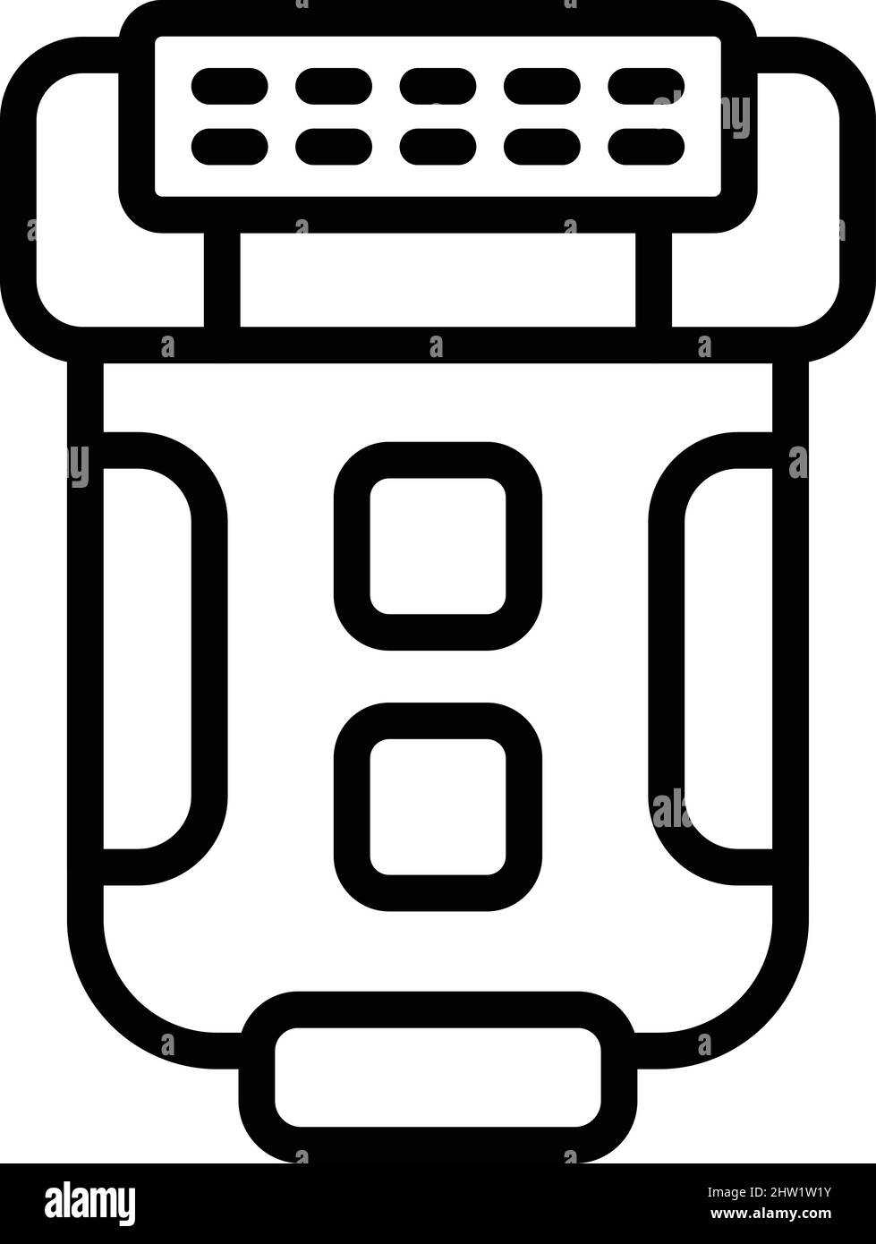 Leg hair shaving icon Black and White Stock Photos & Images - Alamy