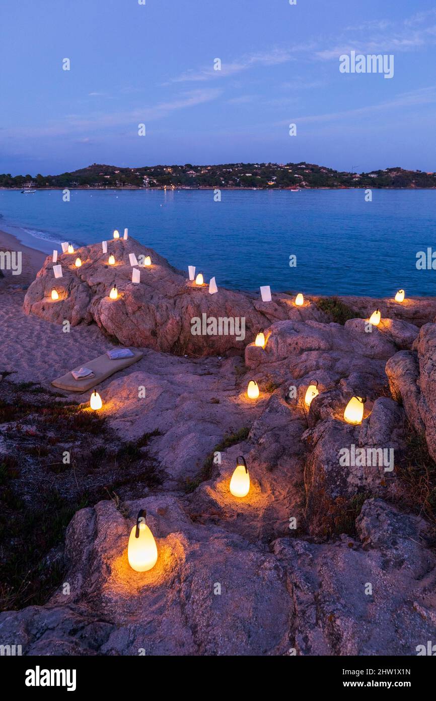 France, Corse du Sud, Gulf of Porto Vecchio, Porto Vecchio, Grand Hotel ...