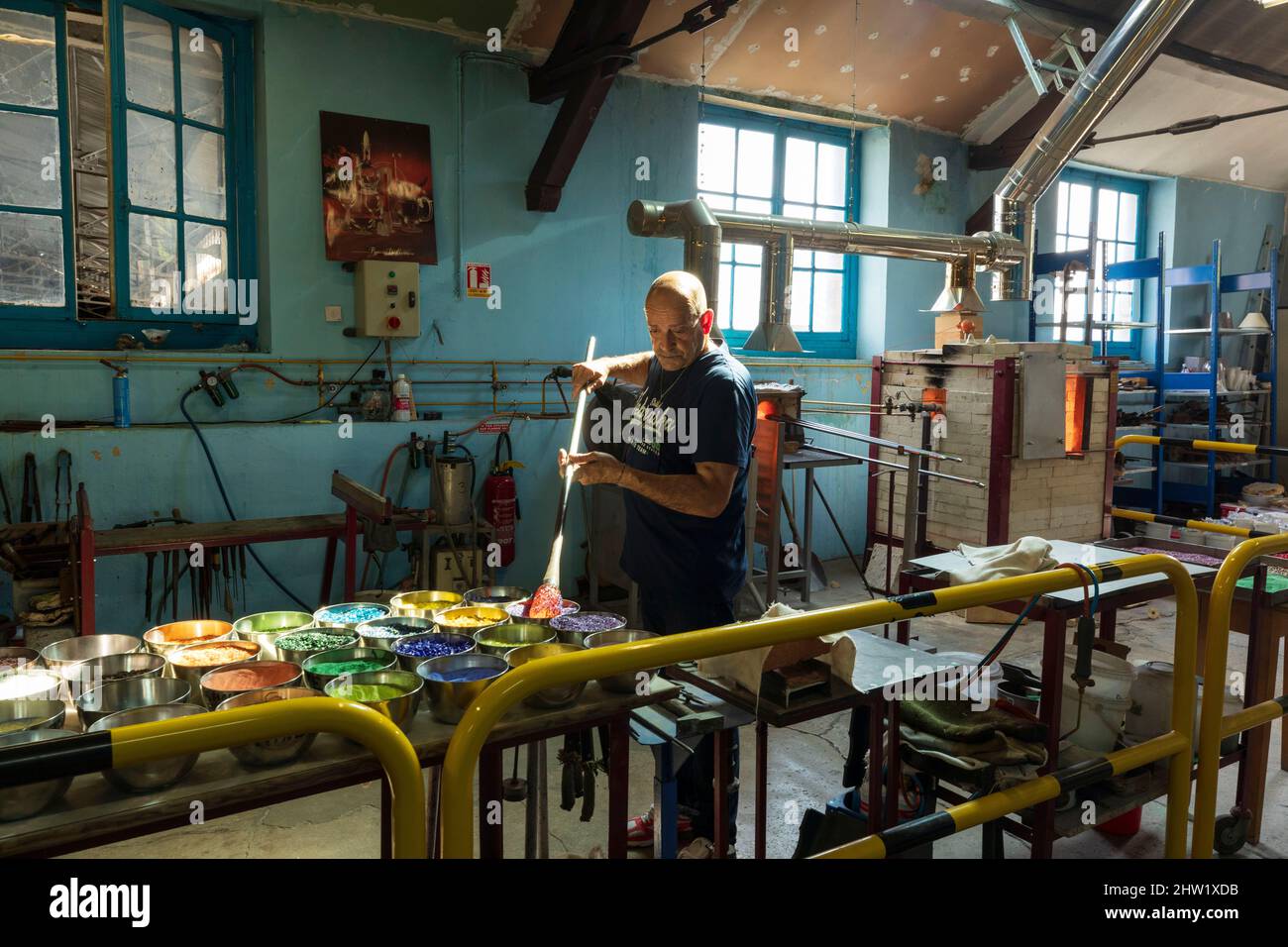 France, Aube, La Cote des Bar, Bayel, Crystal Museum of Bayel and its ...