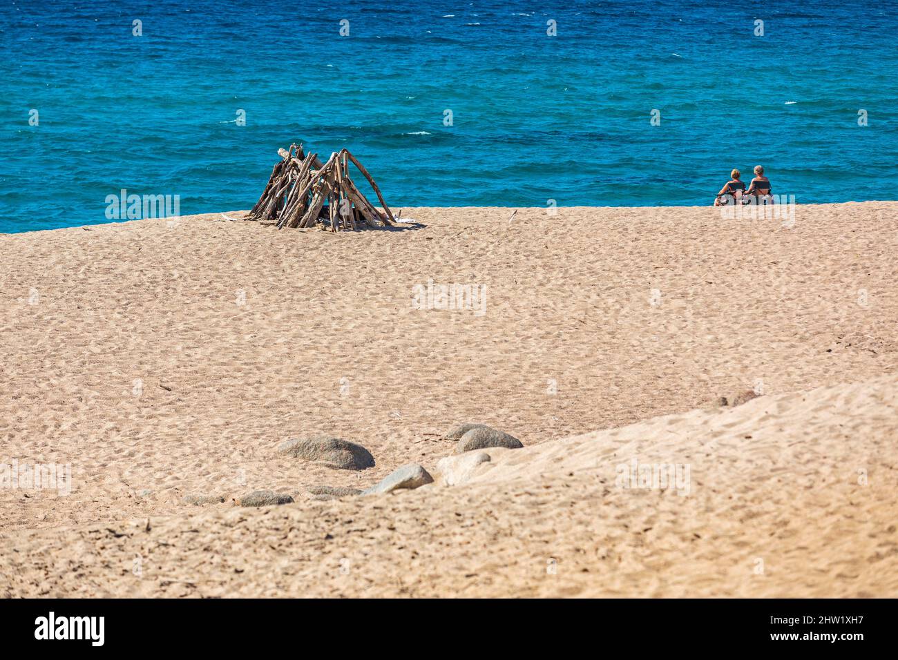 France, Corse du Sud, Propriano, Capu Laurosu beach Stock Photo - Alamy