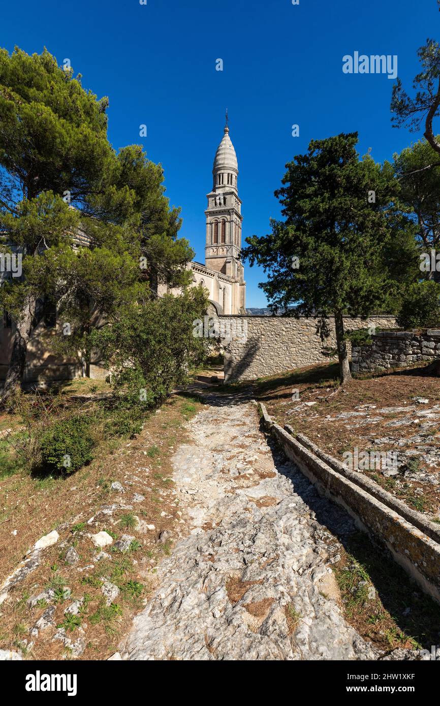 France, Bouches du Rhone, Orgon, Notre Dame de Beauregard chapel (19th ...