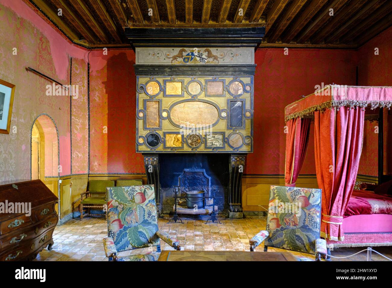 France, Maine et Loire, Anjou, Breze, castle of Breze, dated 16 th ...