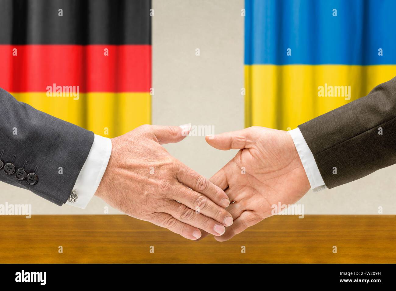 Germany ukraine diplomacy deal hi-res stock photography and images - Alamy