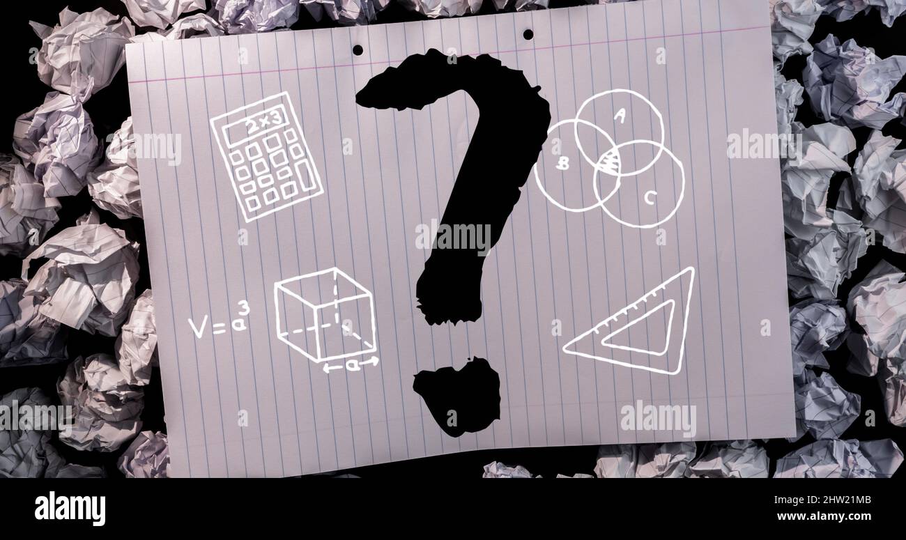 Question mark on book hi-res stock photography and images - Alamy