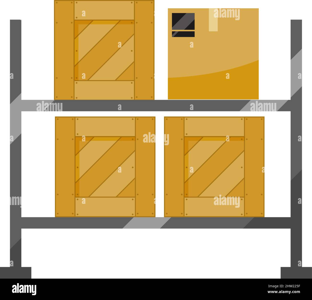 Wood storehouse Stock Vector Images - Alamy